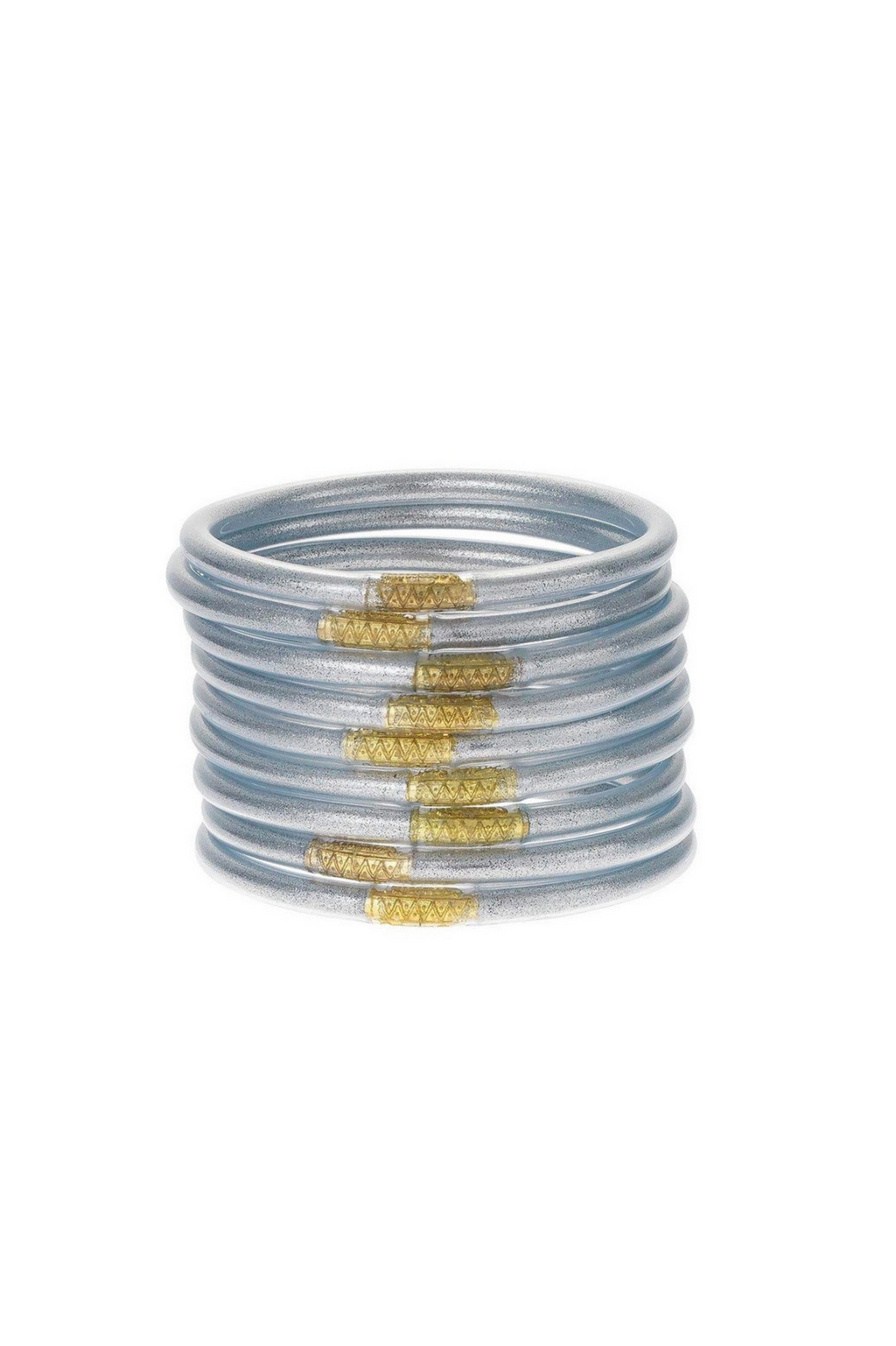 All Weather Bangles Set Of 9- Silver – Monkee's of the Pines