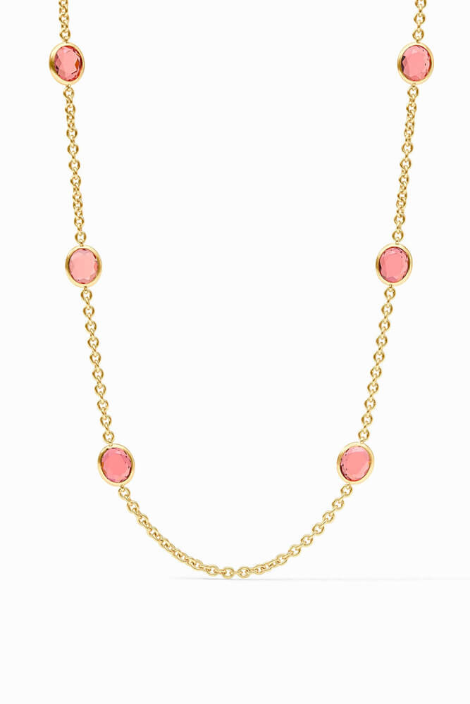 Laguna Stone Station Necklace-Melon-OS – Monkee's of the Pines